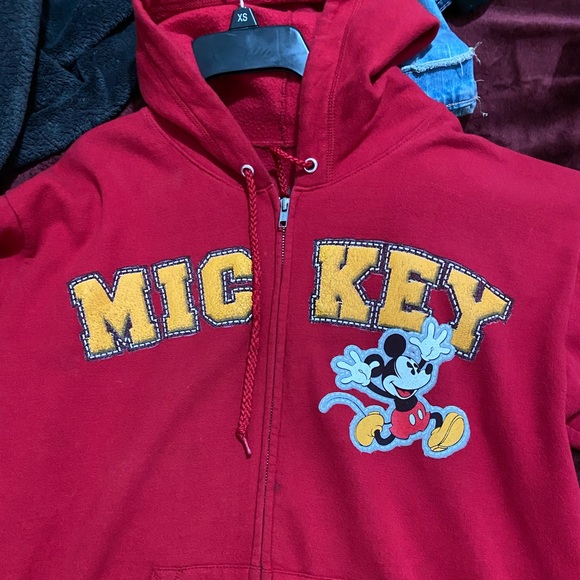 Disney | Sweaters | Vintage Mickey Mouse Sweater Red | Poshmark